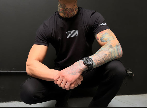 MEN'S RECON PERFORMANCE GEAR "BASIC" TEE- BLACK